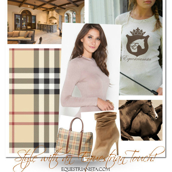 Equestrianista Spring Mood Board: Equestrian Luxury Plaid – EQUESTRIANISTA